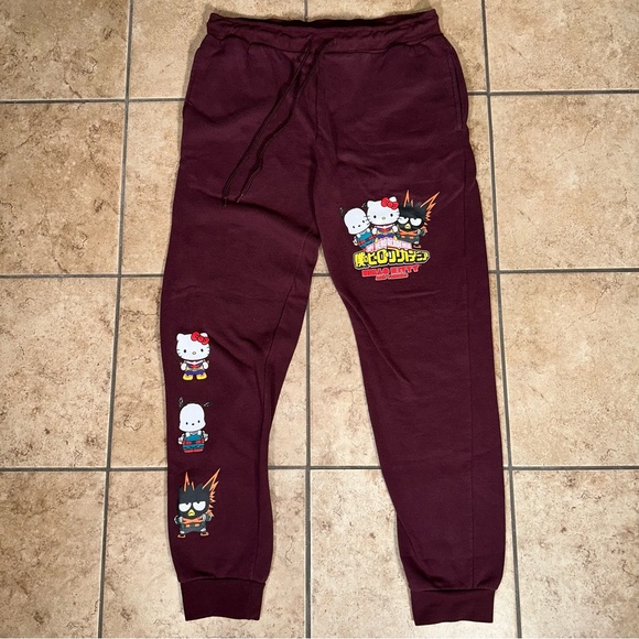 Hello Kitty | Pants & Jumpsuits | My Hero Academia X Hello Kitty Maroon ...